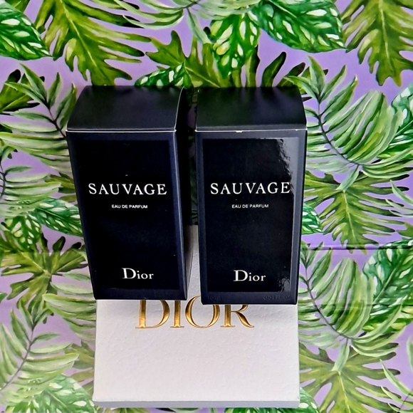 Dior | Other | 2x Dior Sauvage Eau De Perfume Each Mini Set Dior Gift ...